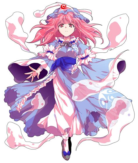 バトルっぽい幽々子様立ち絵 表情差分 KURO