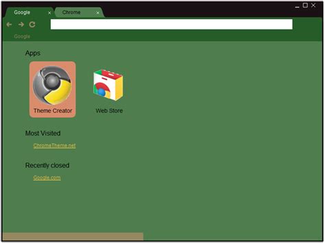 Simple Green Black Theme Chrome Web Store