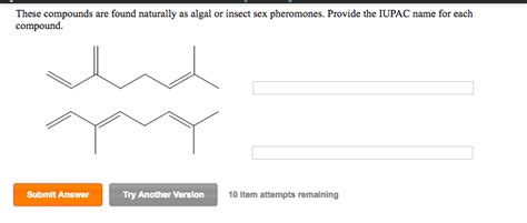 Solved These Compounds Are Found Naturally As Algal Or Chegg Com