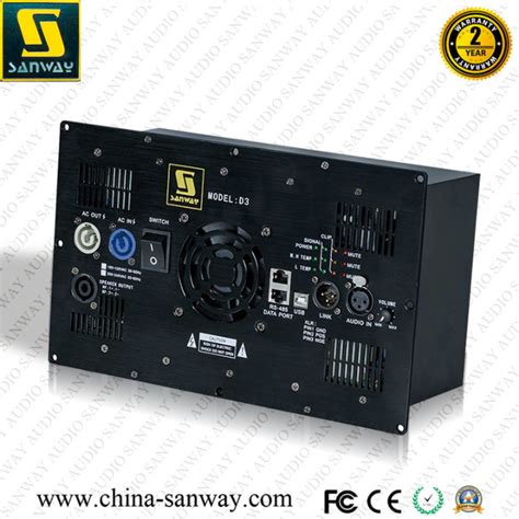 Chine D3 1800W 900W 900W 4ohms 3CH La Classe D Active Avec DSP Pour