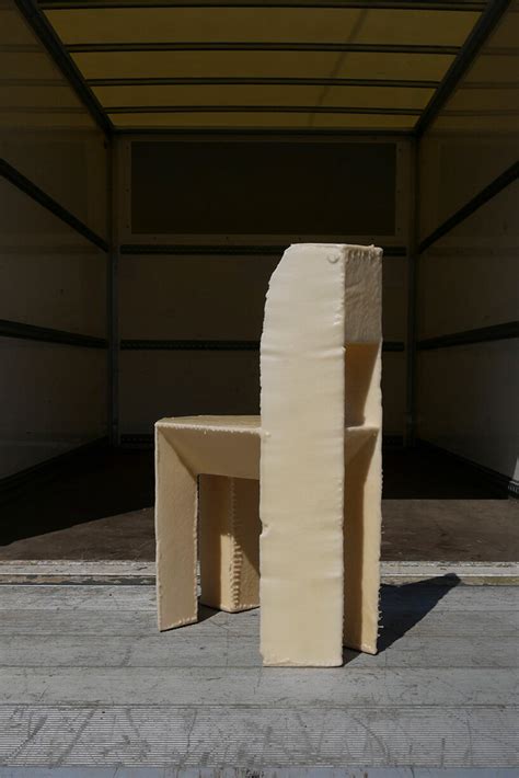 Max Lamb Builds 60 Chairs Out Of 4 Slabs Of Polystyrene In Three Days