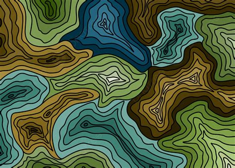 추상 그라디언트 그린 윤곽선 라인 불규칙 패턴 배경 추상 점변 초록 등고선 배경 일러스트 및 사진 무료 다운로드 Pngtree