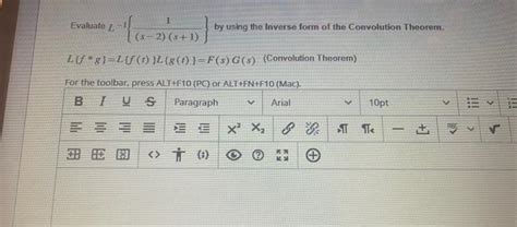 Solved Evaluate L−1{ S−2 S 1 1} By Using The Inverse Form