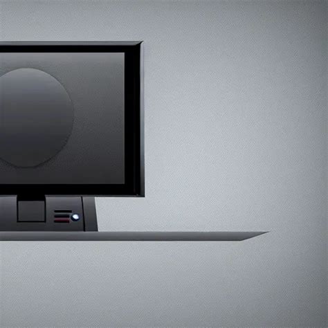 A Highly Realistic Grey Crt Tv Perspective Studio Stable Diffusion