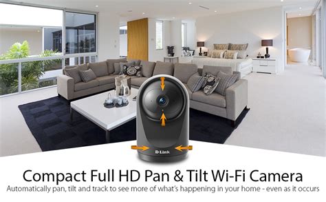 D Link Pro Series Compact Full HD Pan Tilt Wi Fi Camera W 360 Degree