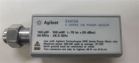 Agilent E A Power Sensor MHz To GHz PW To MW DBm To DBm