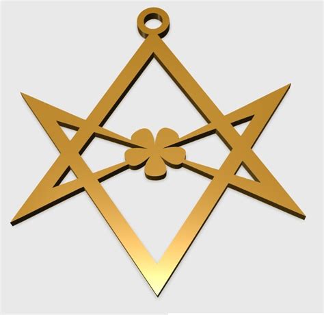 💍 Unicursal Hexagram Pendant・free 3d File For ・cults