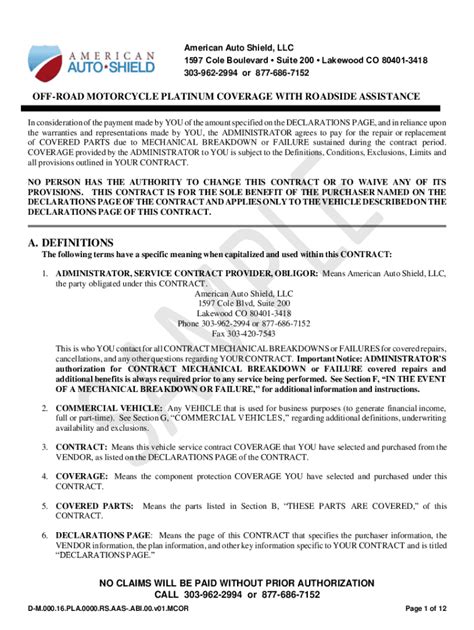 Fillable Online Toll Free Declarations Page Fax Email Print Pdffiller