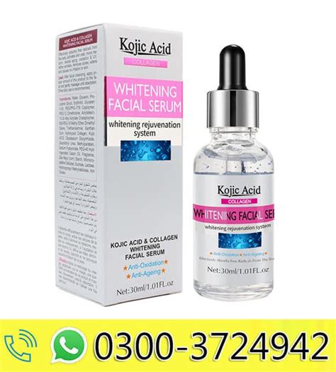 Kojic Acid Whitening Facial Serum Price In Pakistan 0300 3724942