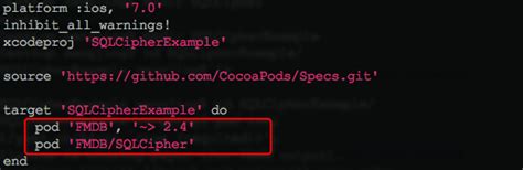 使用sqlcipher加密sqlite数据库