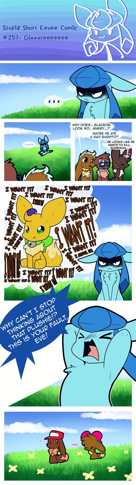 Stupid Short Eevee Comic Glaaareeeeeee