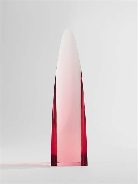 Untitled Cylindrical Lens 2022 Cast Polyurethane 108 X 30 X 14 12