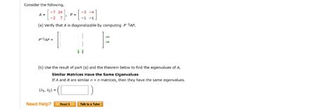 solved consider the following a p a verify that a is