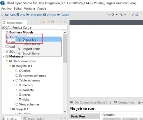 Crear Un Job En Talend Open Studio Keepcoding Bootcamps