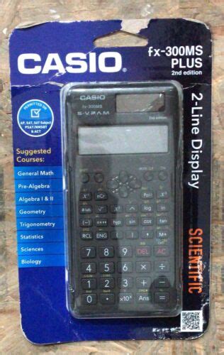 Casio Fx 300ms Plus Scientific Calculator 2nd Edition A2 Ebay