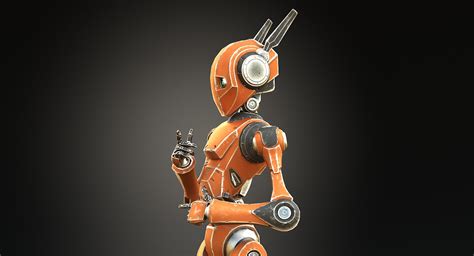 3d Model Worker Bot Turbosquid 1311892