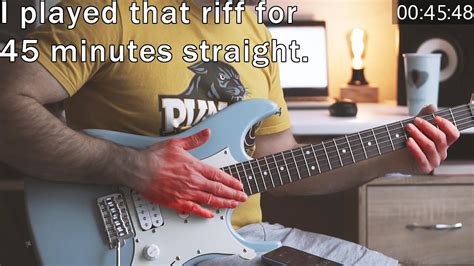 How I Practice Guitar Riffs Lesson Youtube