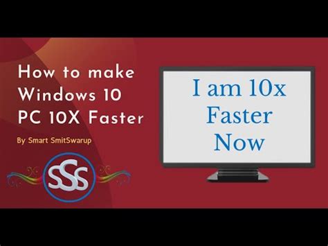 How To Make Windows 10 Faster YouTube