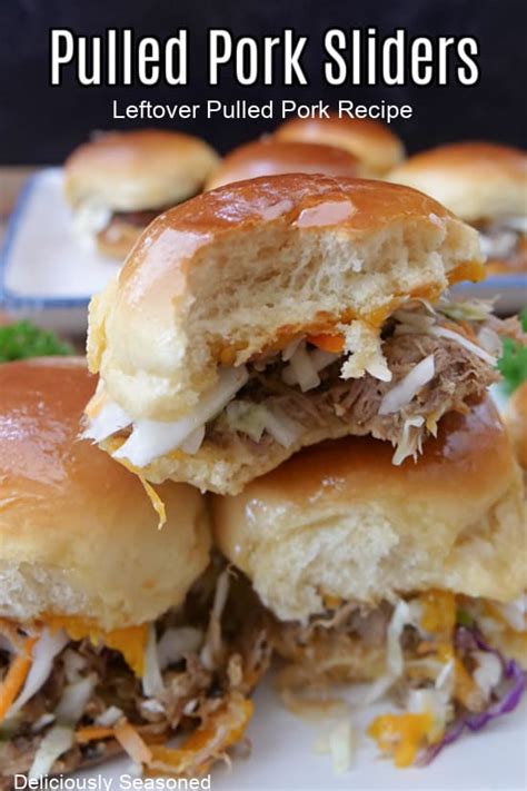Pulled Pork Sliders Leftover Pulled Pork Recipe