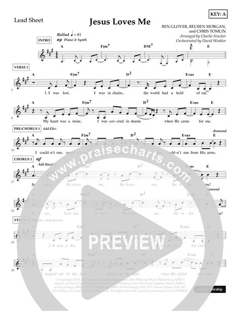 Jesus Loves Me Choral Anthem Satb Melody Sheet Music Pdf Lifeway