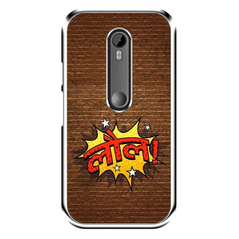 MOBO MONKEY Designer Printed D Transparent Hard Back Case Cover For MOTO G Dual Premium