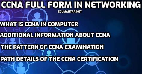 Ccna Full Form In Networking What Is Ccna In Computer
