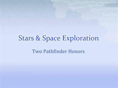 PPT Stars Space Exploration PowerPoint Presentation Free Download ID