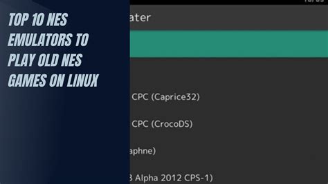 Top 10 Nes Emulators To Play Old Nes Games On Linux