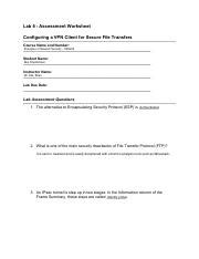 Ben Friedrichsen Css Ip Lab Pdf Lab Assessment Worksheet