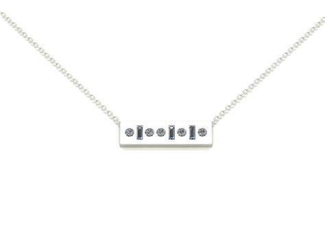 Binary Code Pendant Necklace Etsy