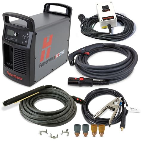 Hypertherm Powermax 85 Sync Plasma Cutter W Cpc Port 75 Degree 25 Hand Torch 35 Machine