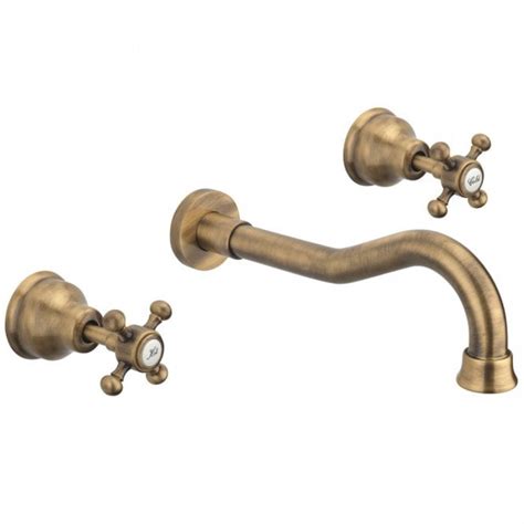 Tre Mercati Allora Bronze Traditional 3 Hole Deck Mounted Basin Mixer
