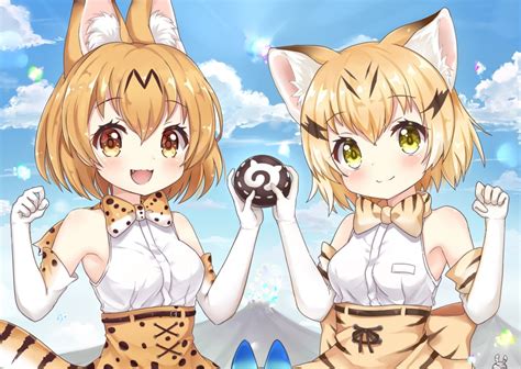 けものフレンズ【サーバルスナネコラッキービースト】 壁紙