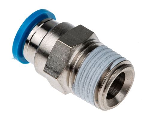 Qs Festo Festo Straight Threaded Adaptor To R Male To Push In Mm Qs Series Bar
