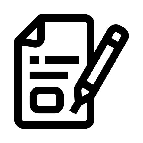 Contract Icon For Your Website Mobile Presentation And Logo Design