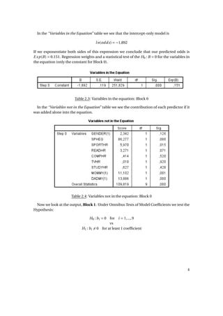 Logistic Regression In Myopia Data Pdf