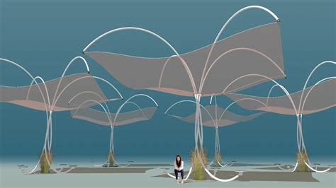 Wave Form Laticemesh Canopy 160712 3d Warehouse