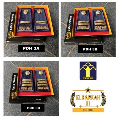 Jual PANGKAT KUMHAM PDH GOL 3A 3B 3C PANGKAT KEMENKUMHAM PENGAYOMAN