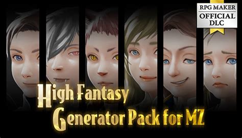 Rpg Maker Mz High Fantasy Generator Pack For Mz On Steam