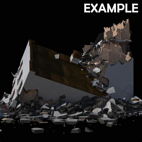 Collapsed Building 2 Building Collapse Animation