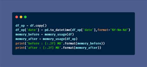 Optimize The Pandas Dataframe Memory Consuming For Low Environment By