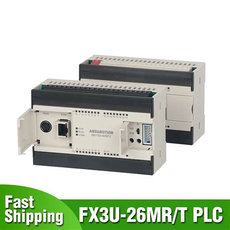 FX3U Ethernet PLC FX3U M26MR E FX3U 48MR For Mitsubishi Programmable