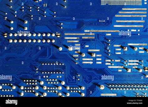 Computer Motherboard Close Up Stock Photo Alamy