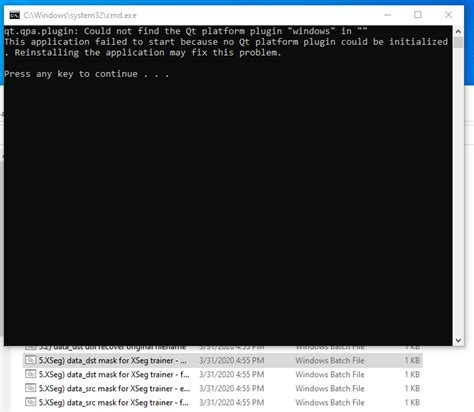 Could Not Find The Qt Platform Plugin Windows In · Issue 690