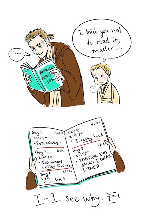Whenever Obi Wan Is Unwell Anakin Tries To Help By Cancelling All