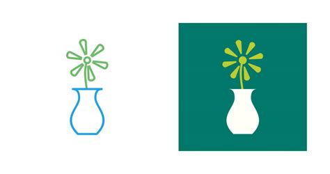 Icono De Vector De Florero 23997195 Vector En Vecteezy