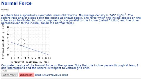 Solved Normal Force Points 1 A Sphere Has A Spherically