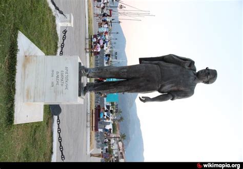 Statue Of Aristotle Onassis Nydri