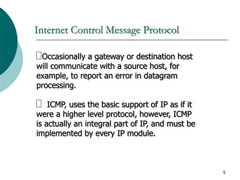 Ppt Internet Control Message Protocol Powerpoint Presentation Free Download Id9586866