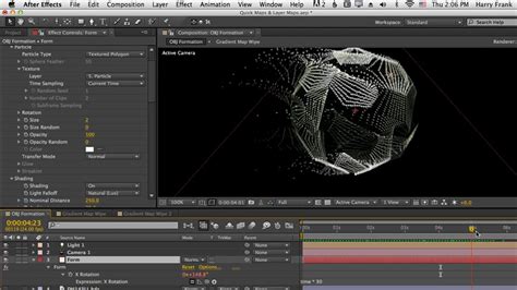 trapcode form layer rotate to camera